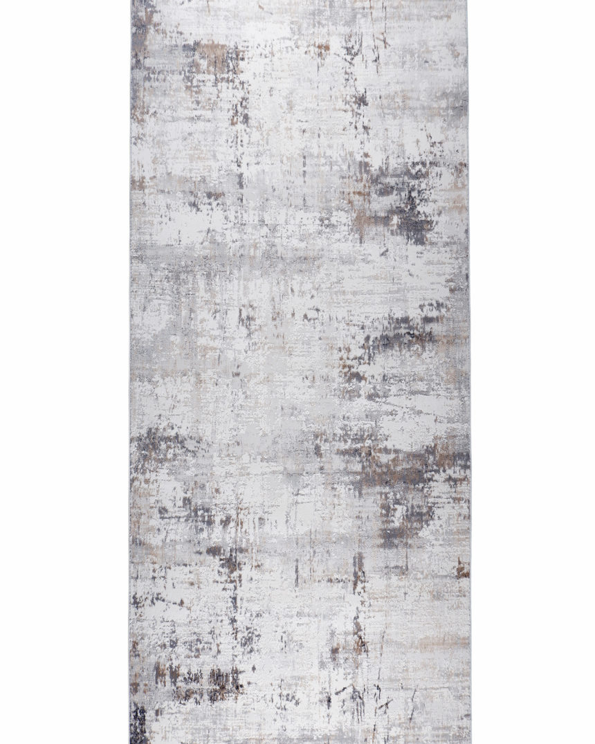Lucia D148A Runner Gray/Silver/Bronze | Design Carpet
